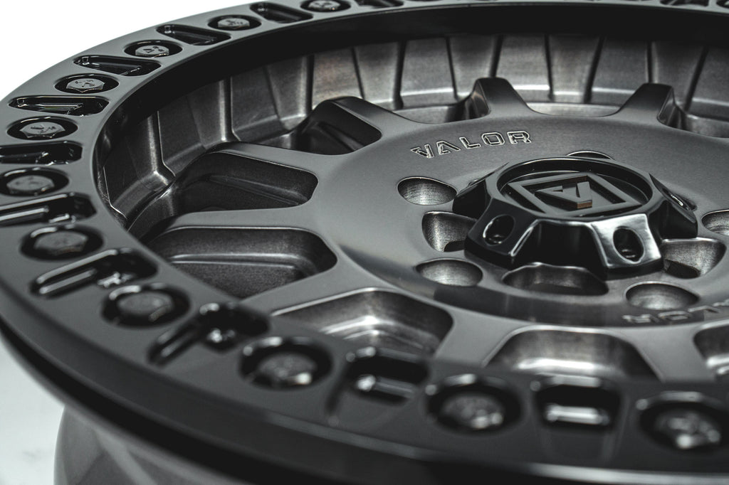Brushed Charcoal UTV Wheels | Valor Offroad