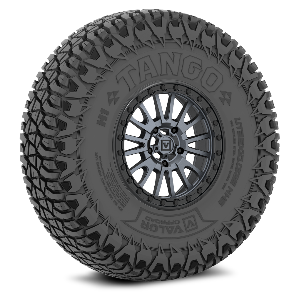Tango on 15x7 V16 GM UTV Wheel and Tire Kit | Valor Offroad