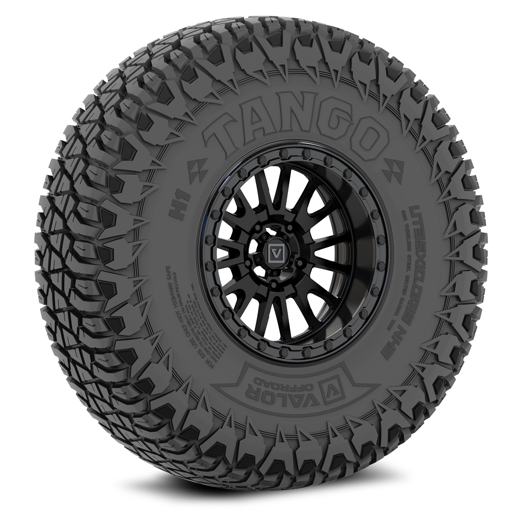 Tango on 15x8 V16 SB UTV Wheel and Tire Kit | Valor Offroad