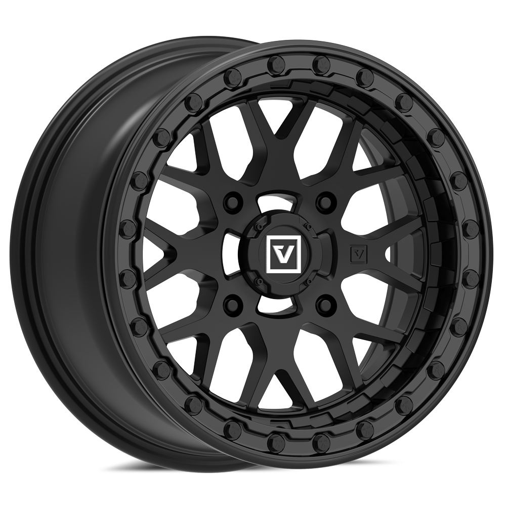 V07 Beadlock UTV Wheel Satin Black | Valor Offroad