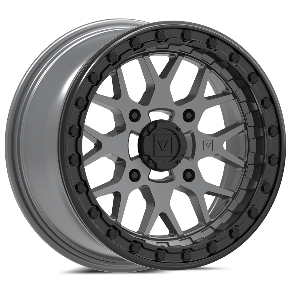 V07 Beadlock UTV Wheel Satin Graphite | Valor Offroad
