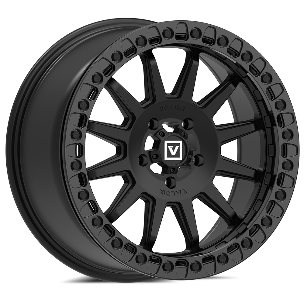 V09 Beadlock UTV Wheel Satin Black | Valor Offroad