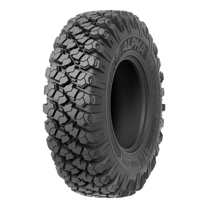 Alpha on 15x7 V07 SG UTV Wheel and Tire Kit | Valor Offroad