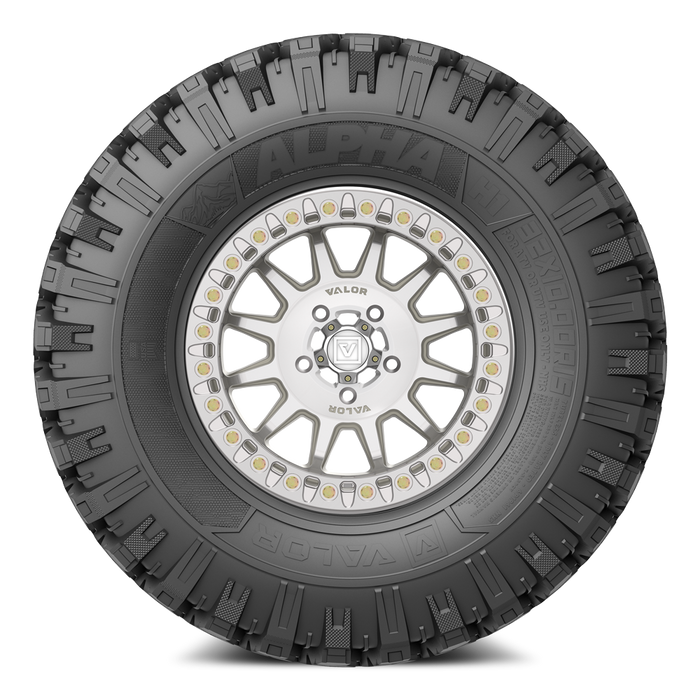Alpha on 15x7 V09 RM UTV Wheel and Tire Kit | Valor Offroad