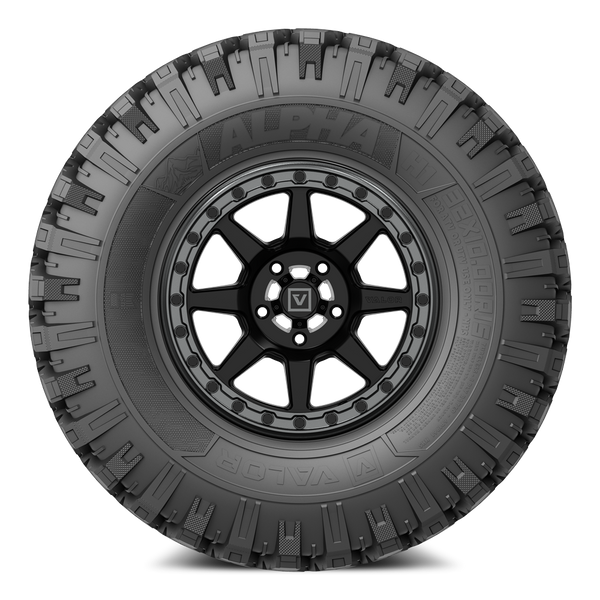 Alpha on 15x7 V13 SB UTV Wheel and Tire Kit | Valor Offroad
