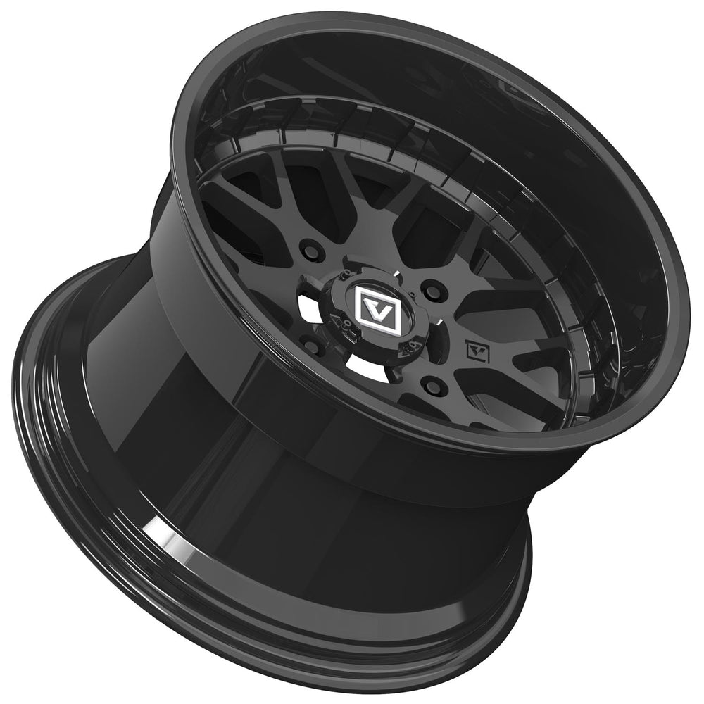V03 UTV Wheel Gloss Black | Valor Offroad